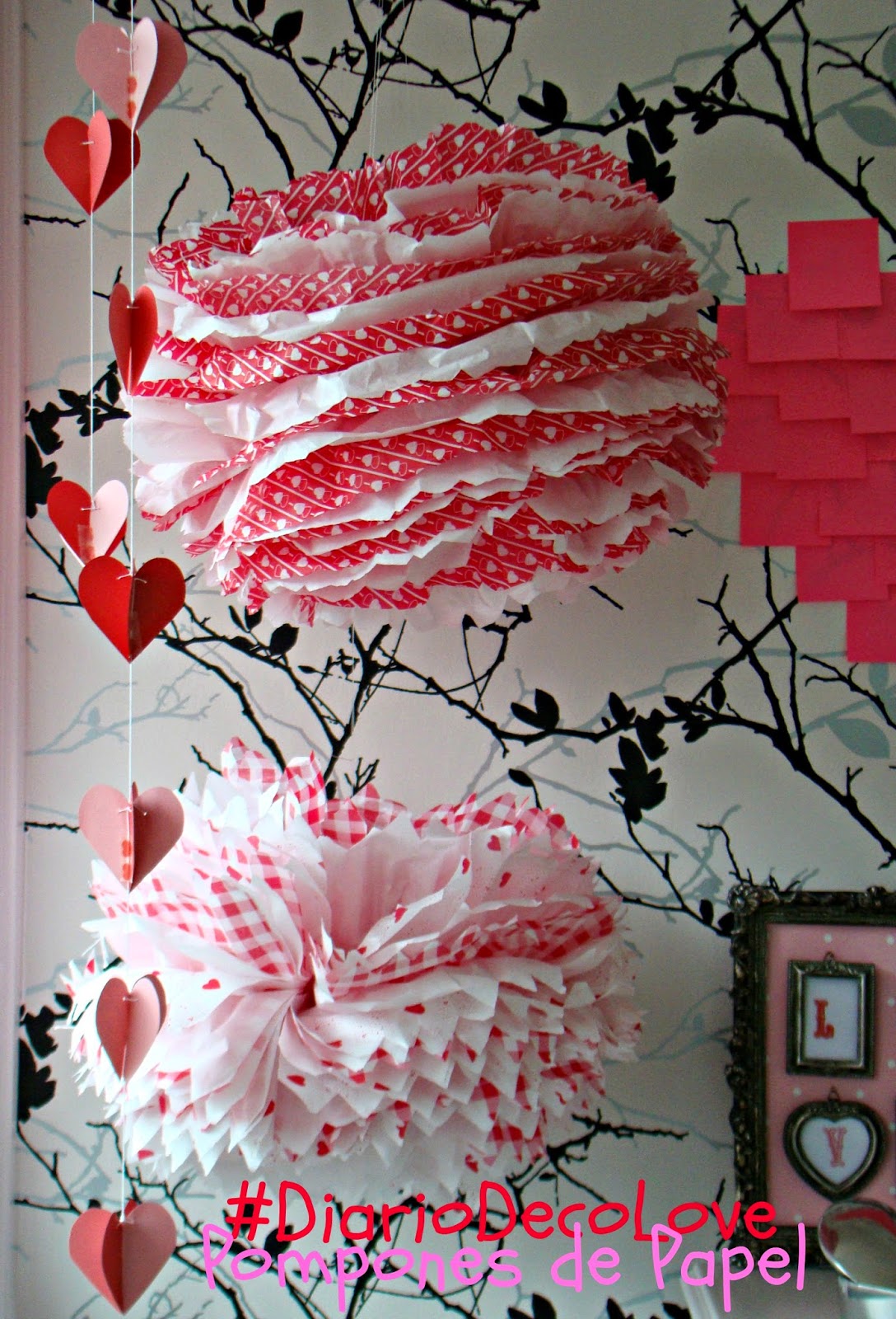 DIY SAN VALENTÍN (II): POMPONES DE PAPEL