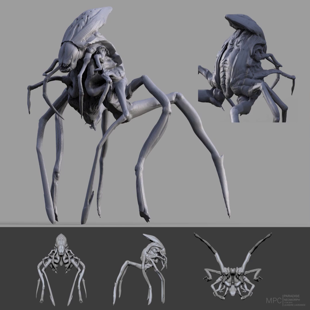 Alien Explorations: Alien Covenant: MPC designs Neomorphs and Xenomorphs