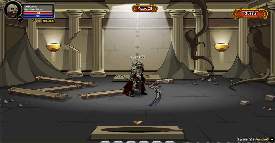 AQW News Brasil: Tutorial: Temple of DoomWood