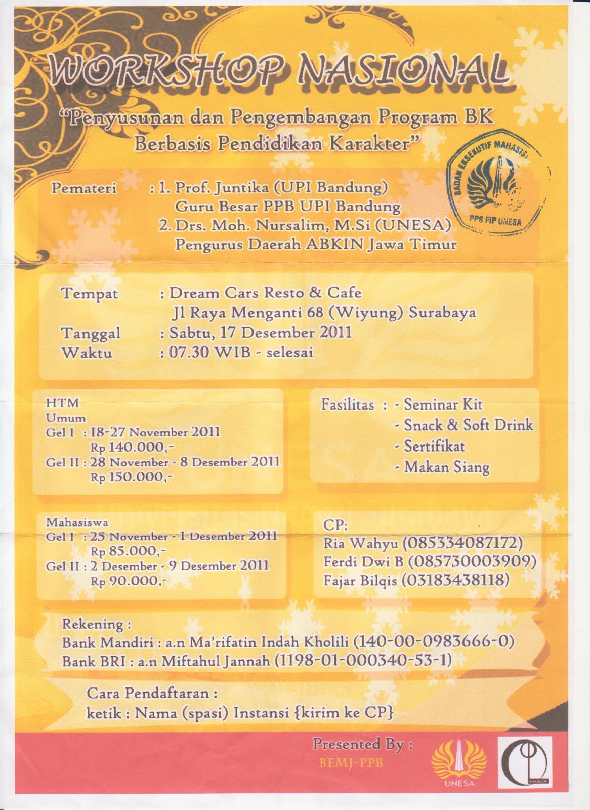 WORKSHOP NASIONAL - Trenggalek konseling