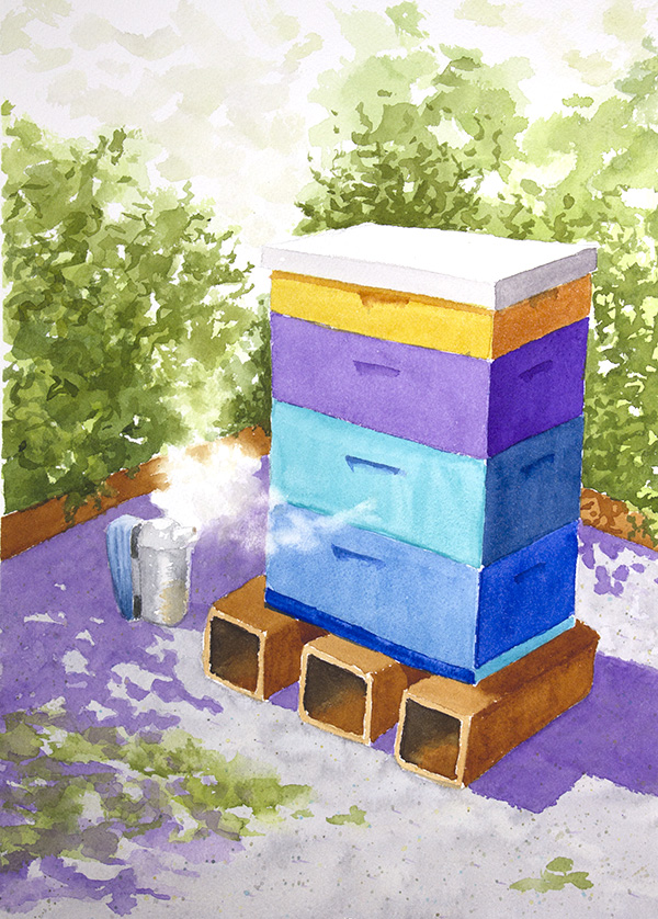 Rurification | Robin Edmundson: Beehive and smoker