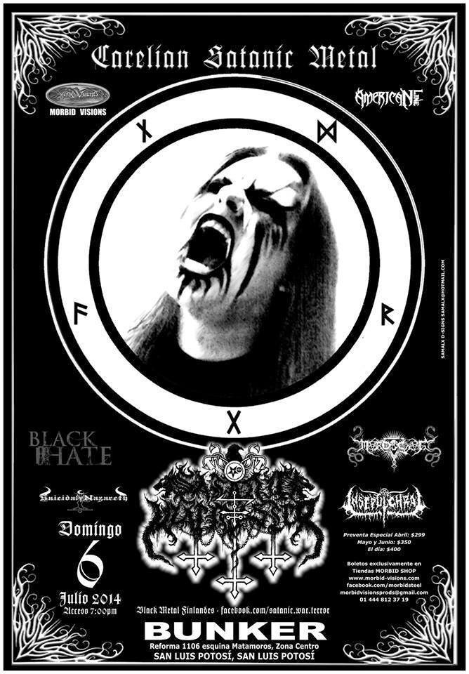 paraje tunero: Desde Finlandia el black metal de Satanic Warmaster en ...
