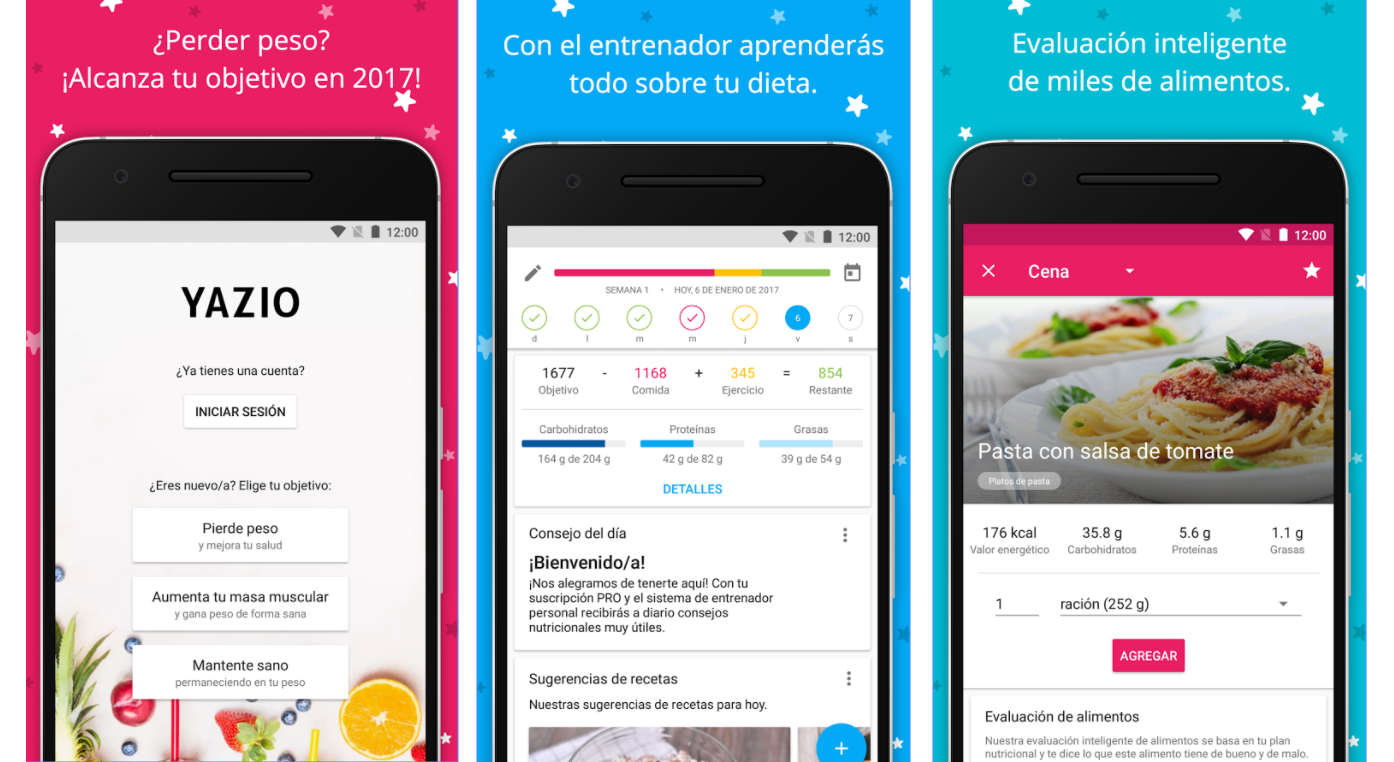 Vivir la vida : Controla tu alimentación con Yazio