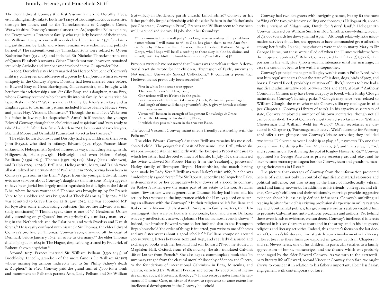 Knights and Sirs - A Privileged Heritage: Edward Conway 1564-1631