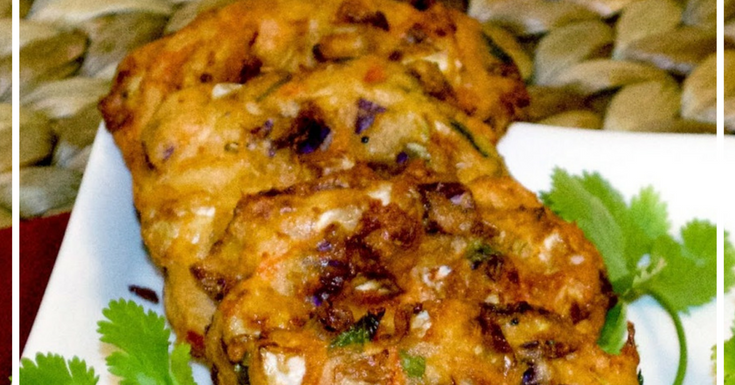 Happy Ugadi! - Mixed Vegetable Vada (Fritters)
