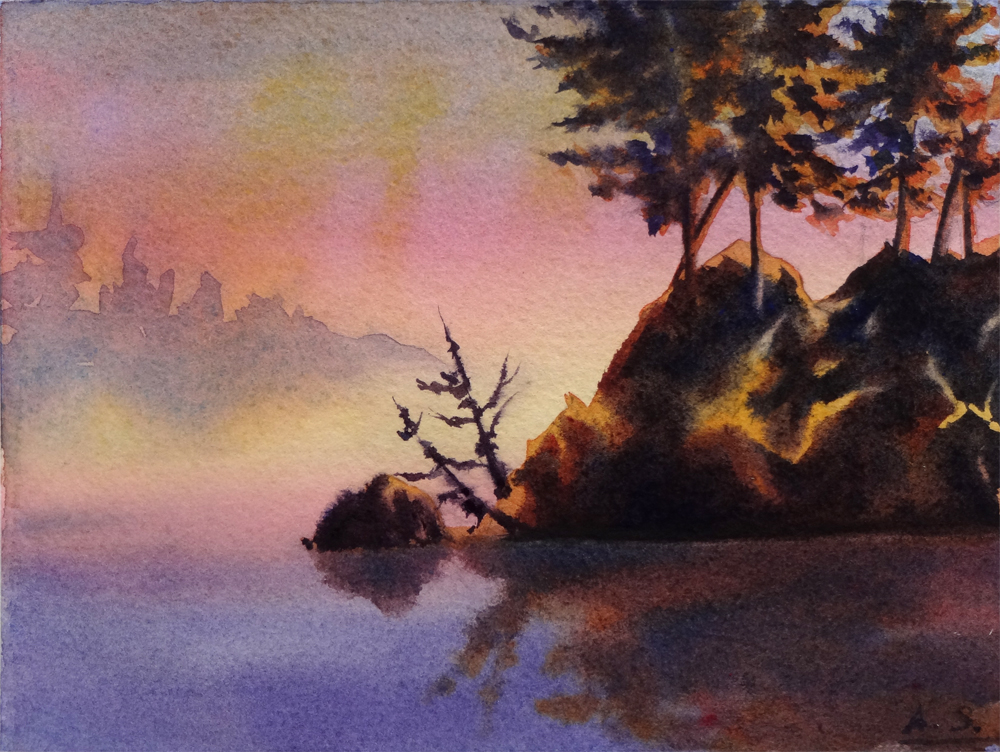 Ten Thousand Square Inches of Canvas: Misty Dawn -- 30 Paintings in 30 ...