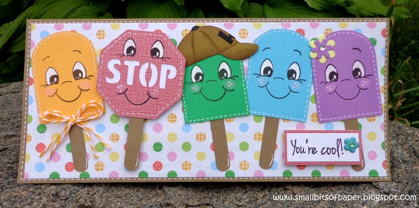 Card for the Crossing Guard | Small Bits of Paper