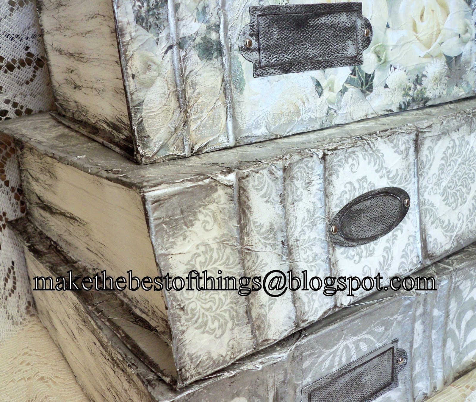 Make The Best of Things: Faux Stacked Books Card Box