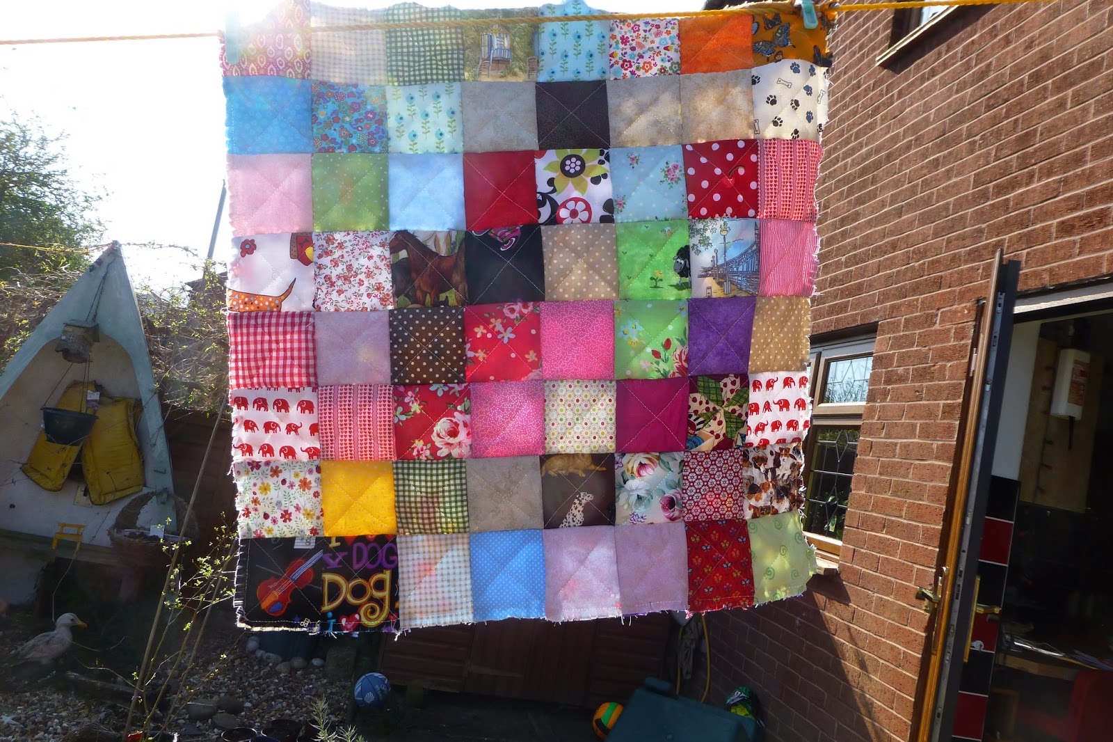 Susibee's Crafty Mess: Raggy quilt