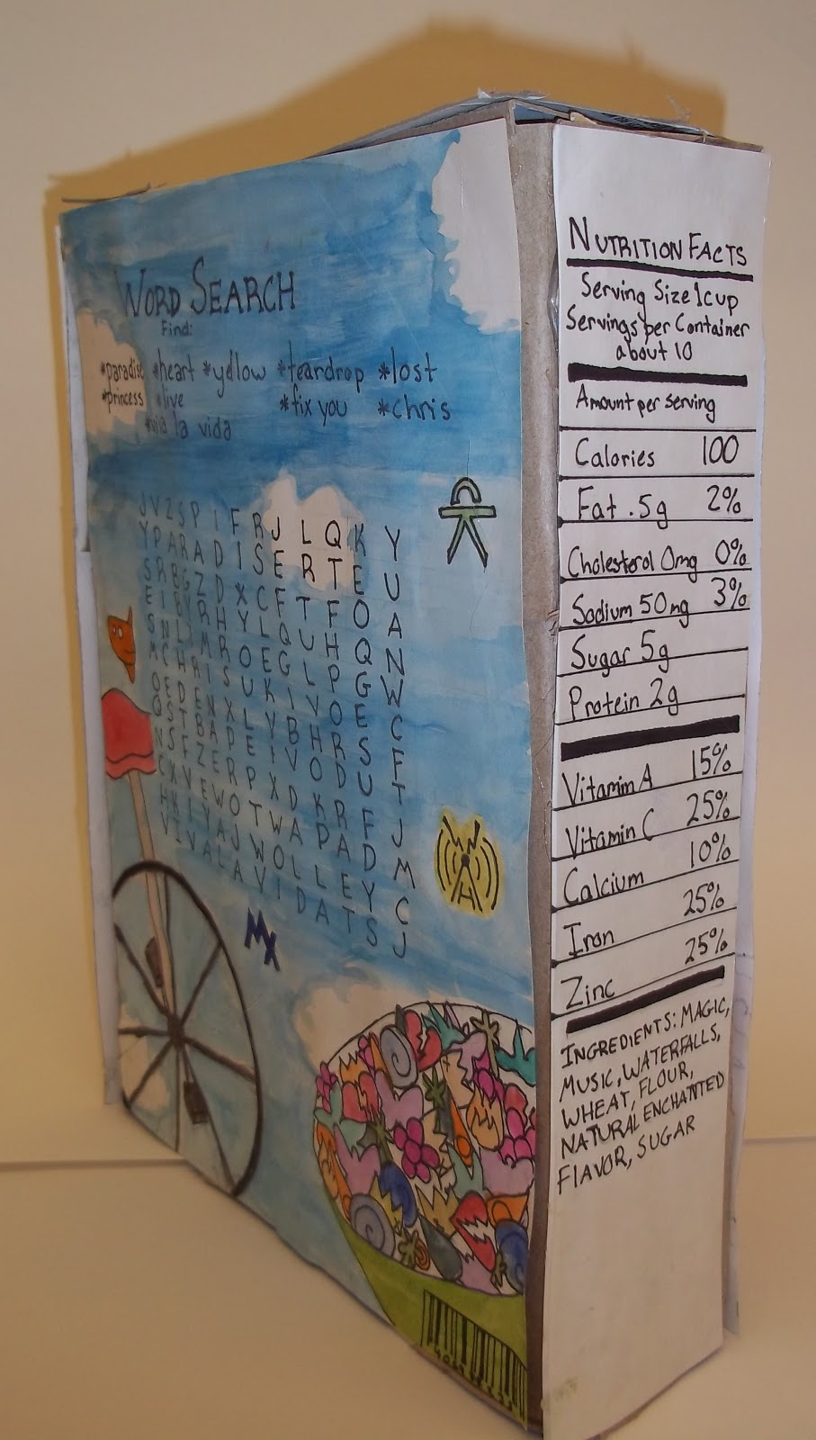 Monument Valley Regional Middle School Art Class: Cereal Box Design ...