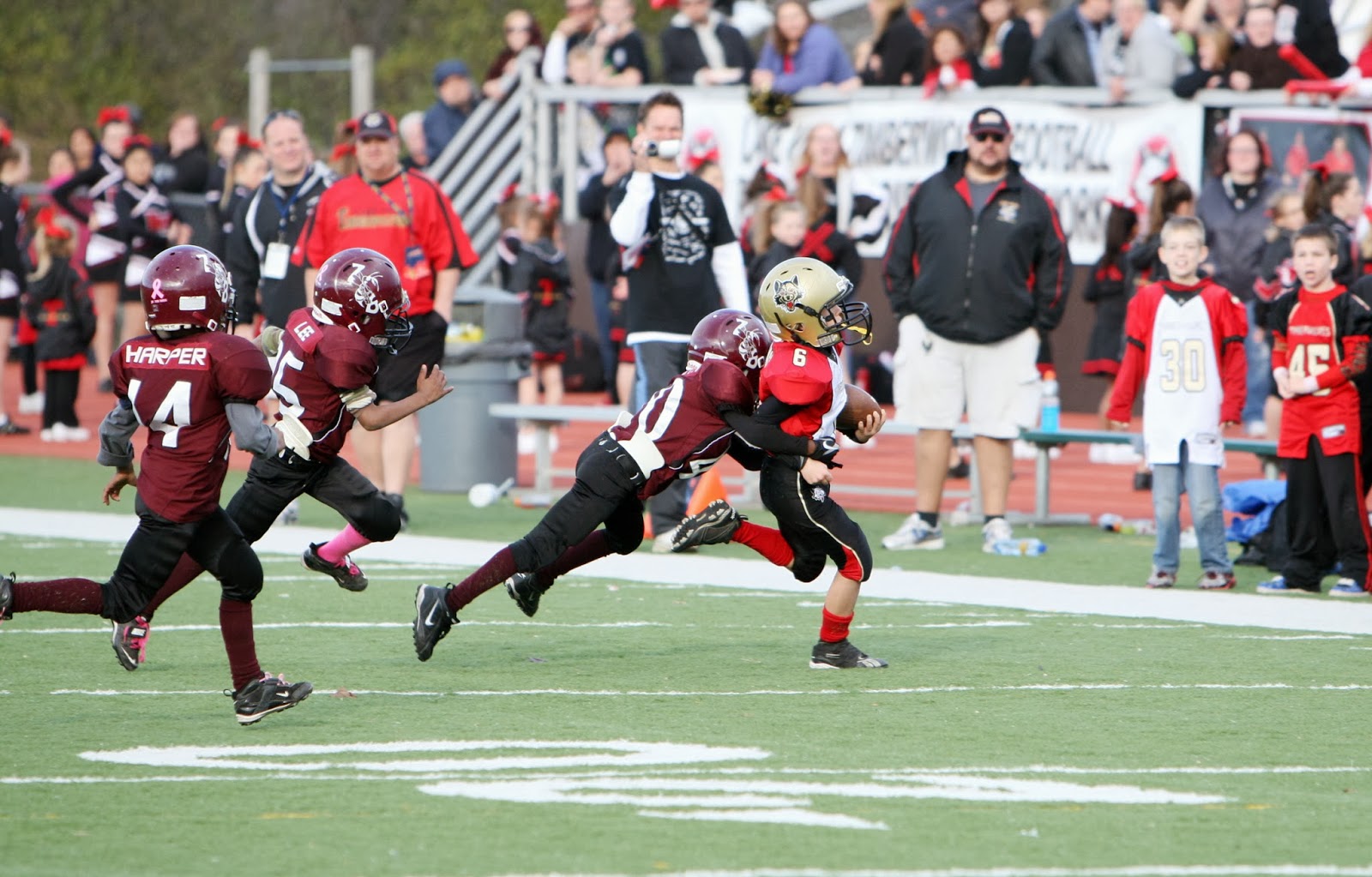 Mark Kodiak Ukena: Youth Football Championship: Lake Villa vs Zion