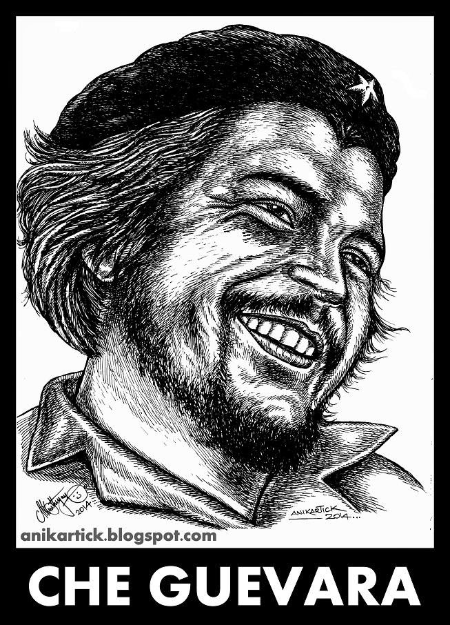 CHENNAI Animation Artist ANIKARTICK SKETCHES: CHE GUEVARA - Ernesto CHE ...