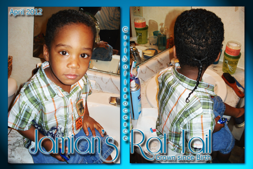 Curls of Innocence Hair, Health, & Homeschooling: Rat Tails