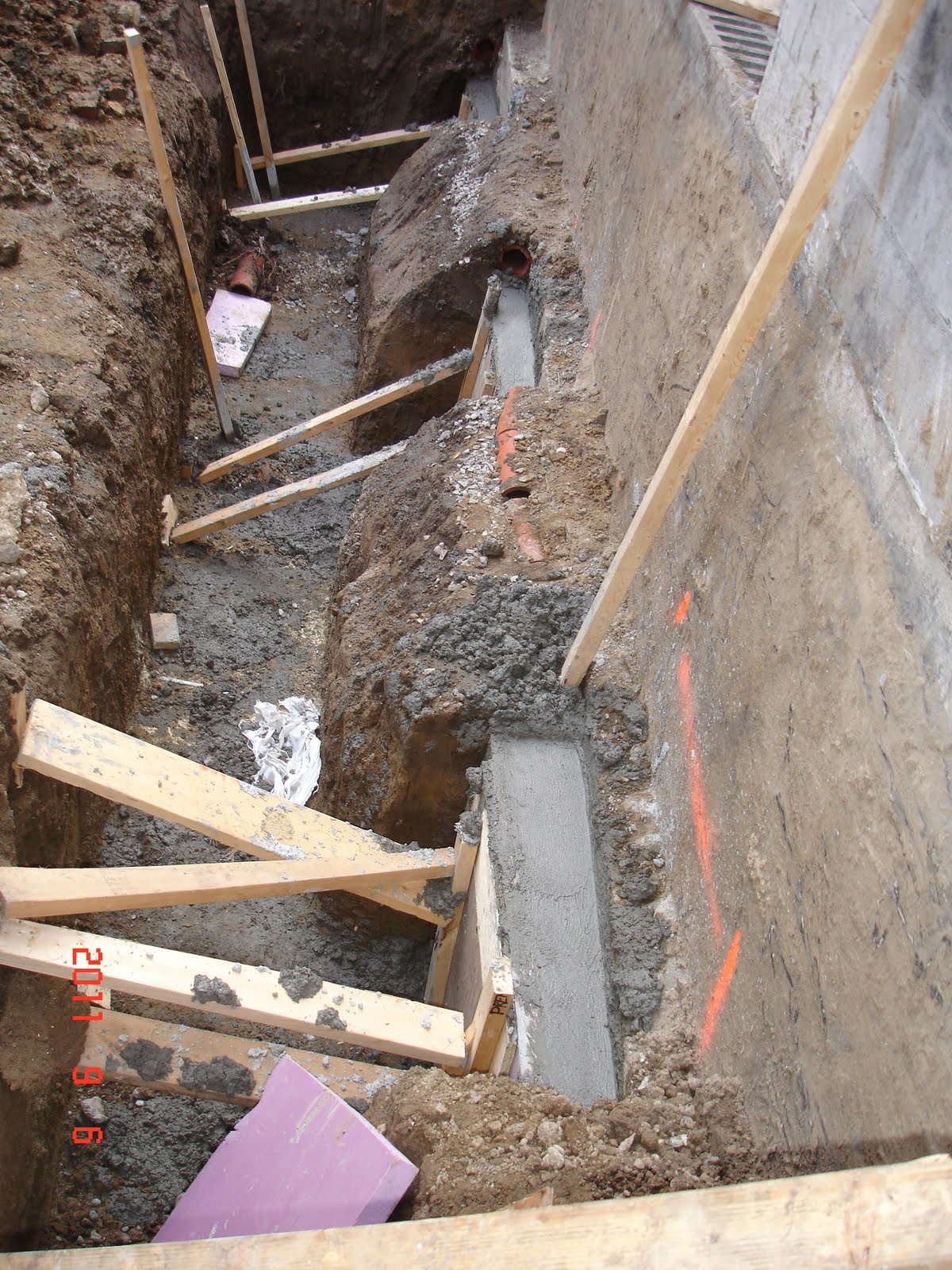 The Reno Coach Passive House Project in Toronto: Under pinning first ...