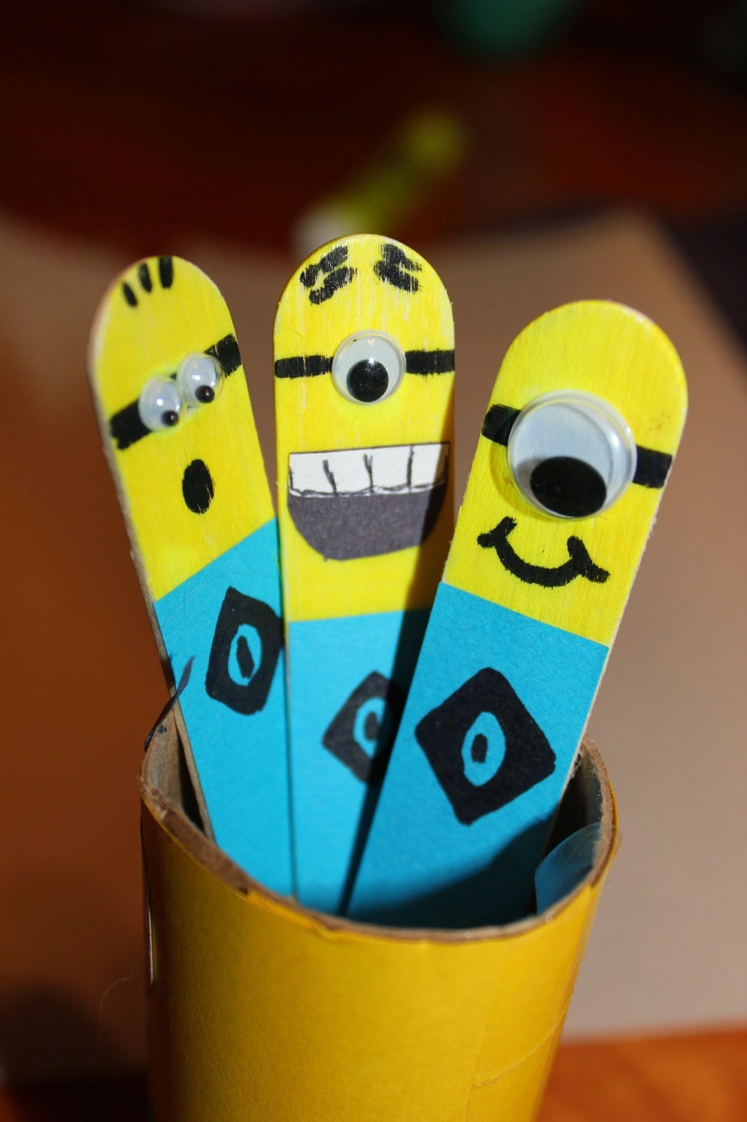 Creative Ideas Making Craft Despicable Me-Minions For Birthday Party ...