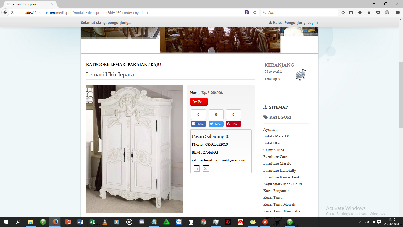 CARA DEFACE SQL INJECTION MANUAL WITH DIOS - CYBERCARA