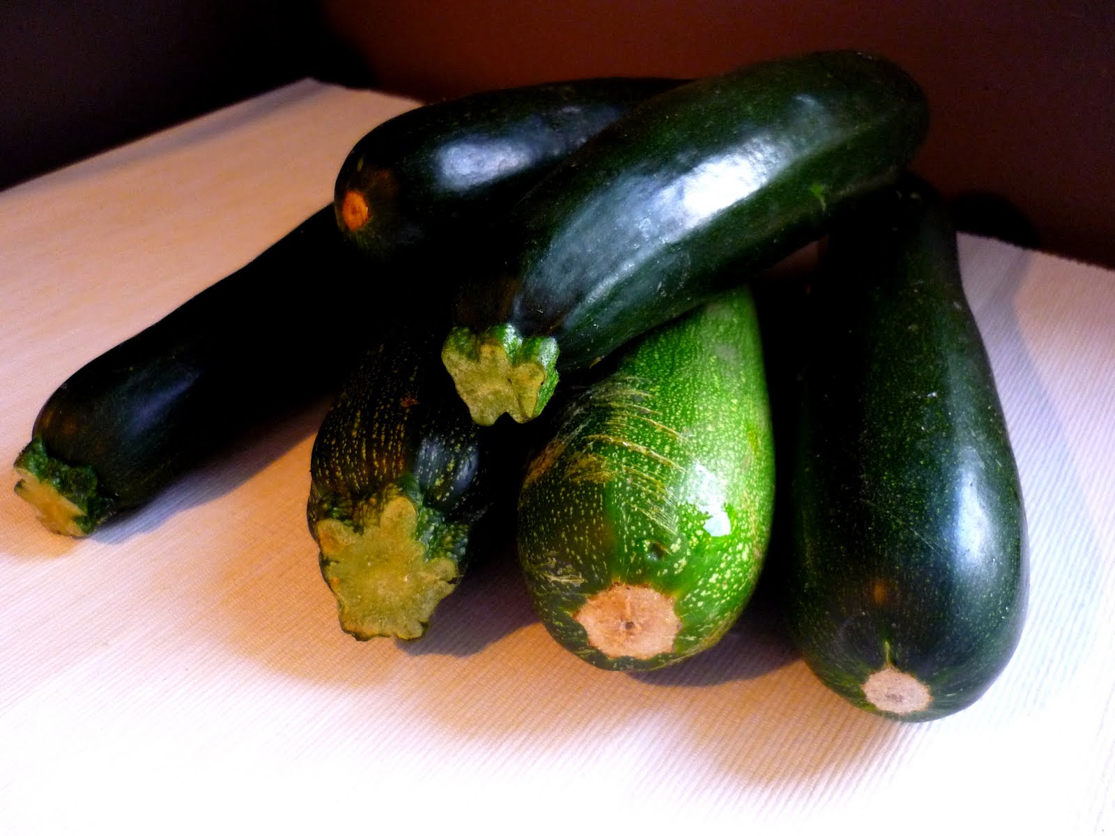 Douceurs et couleurs: Dernières courgettes