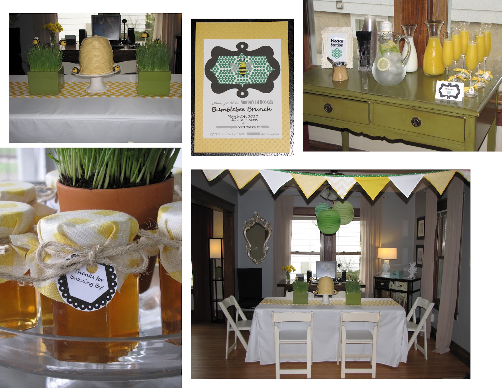 Wispy House: First Bee-day: Bumblebee Brunch