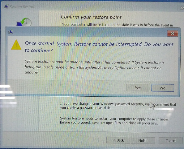 About Computer: Recovery System Windows 10