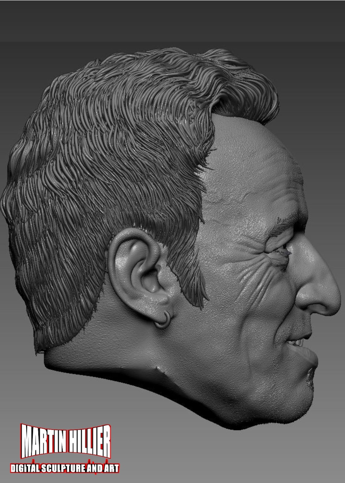 MARTIN HILLIER DIGITAL SCULPTURE AND ART - 1/6 SCALE ACTION FIGURE ...