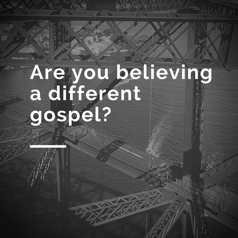 just worship God: Are you believing a different gospel?