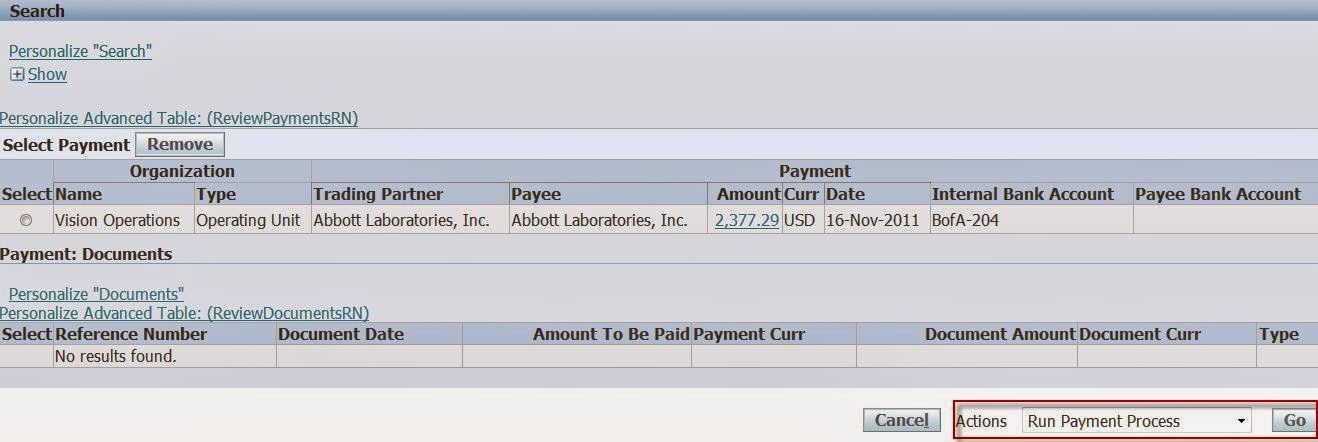 Steps to Pay Invoices using Payment Batch : Oracle EBS R12 ...