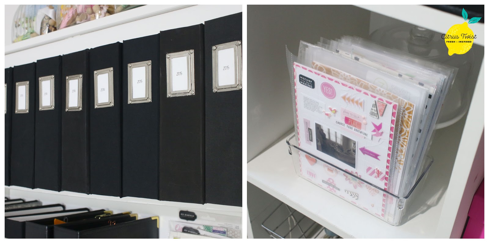 Citrus Twist Kits | Blog : In My Studio - Album Storage