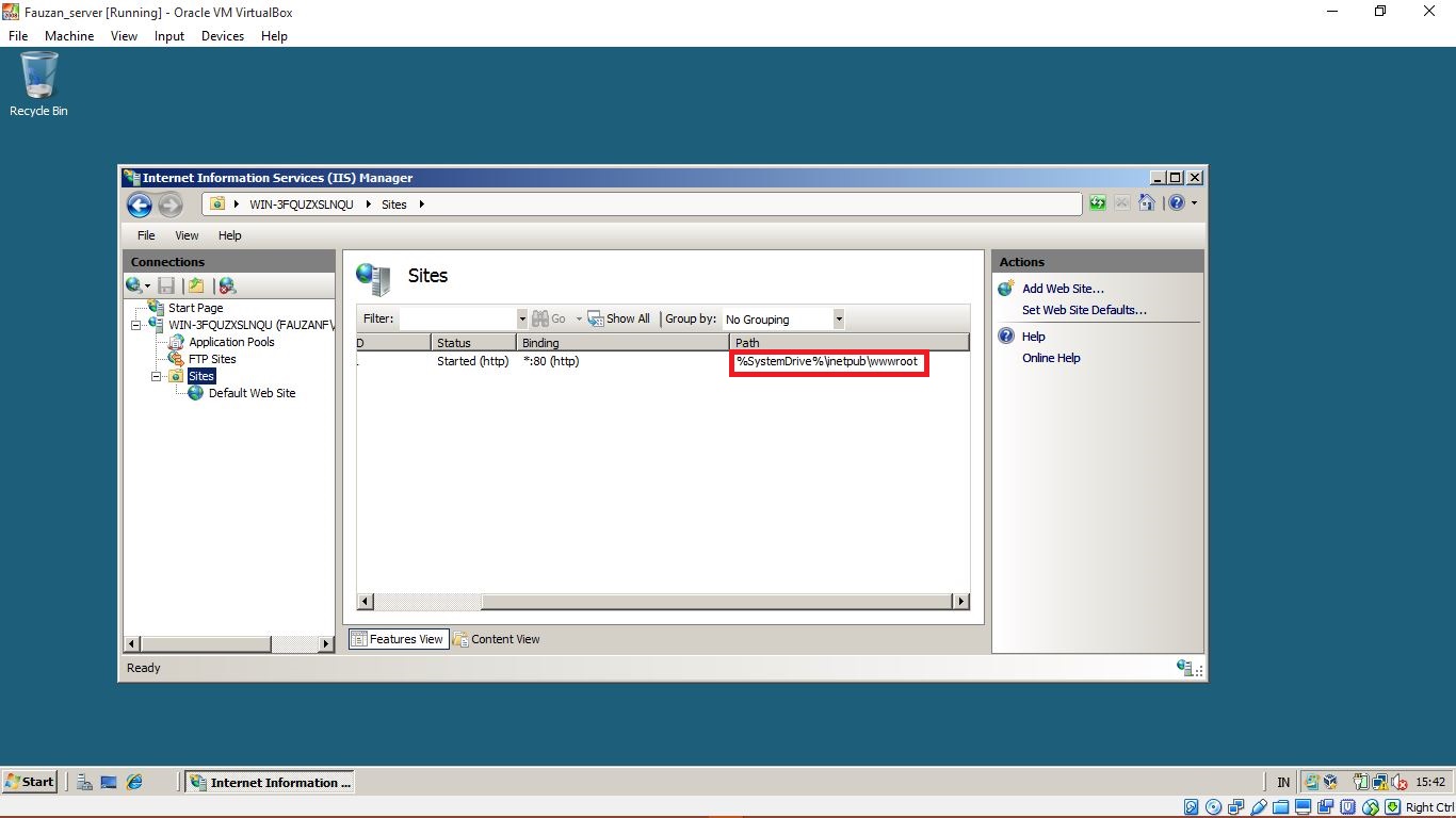 Fungsi IIS Pada Windows Server 2003