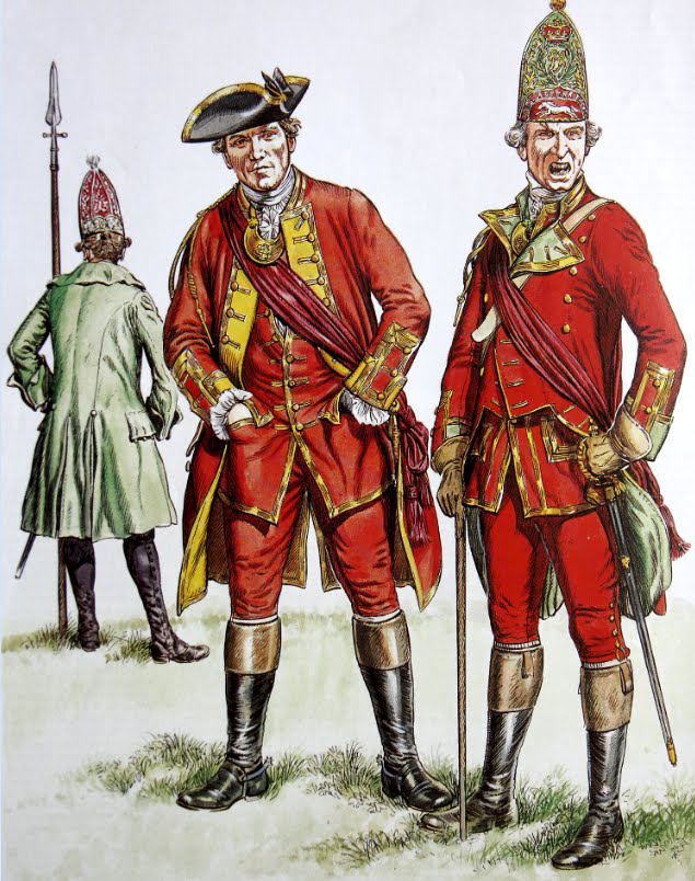 Flintlock and tomahawk: British officers Seven Years War