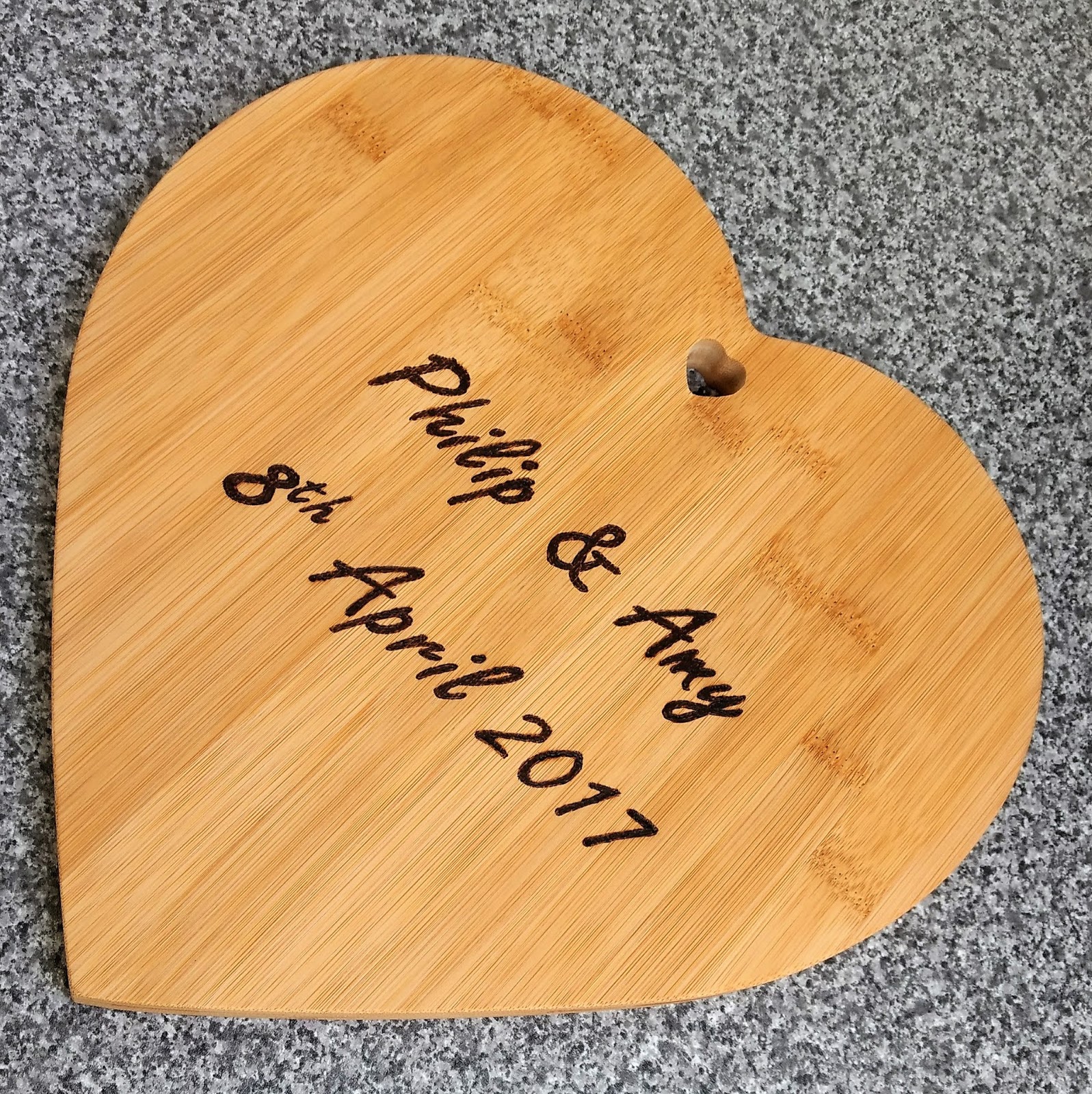 Crafting with Suzanne (& Jessica): Wedding Pyrography