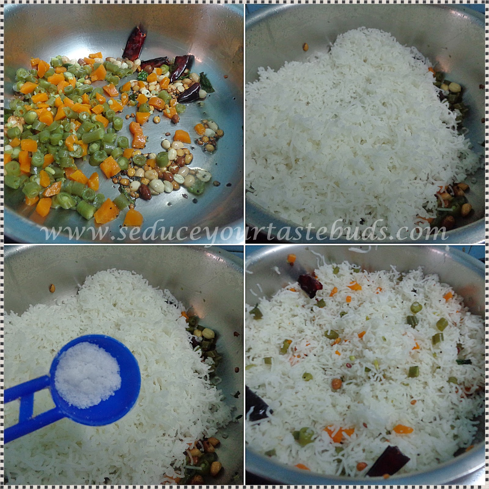 Vegetable Sevai |South Indian Style Rice Noodles with Vegetables ...