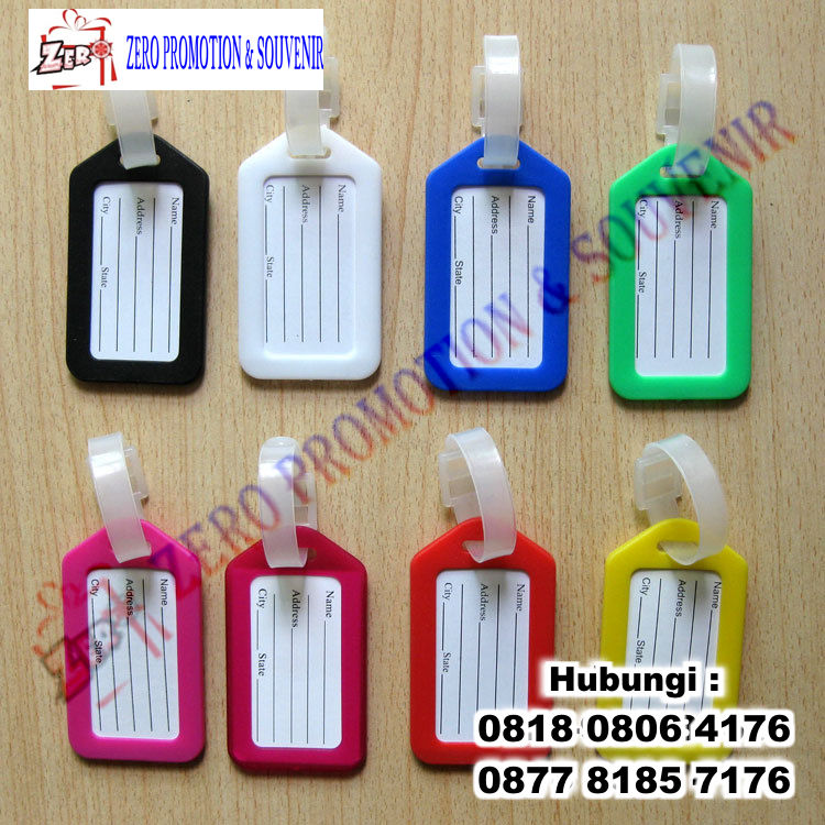 Souvenir Luggage Tag Rubber atau Karet Termurah - Cetak Logo ...