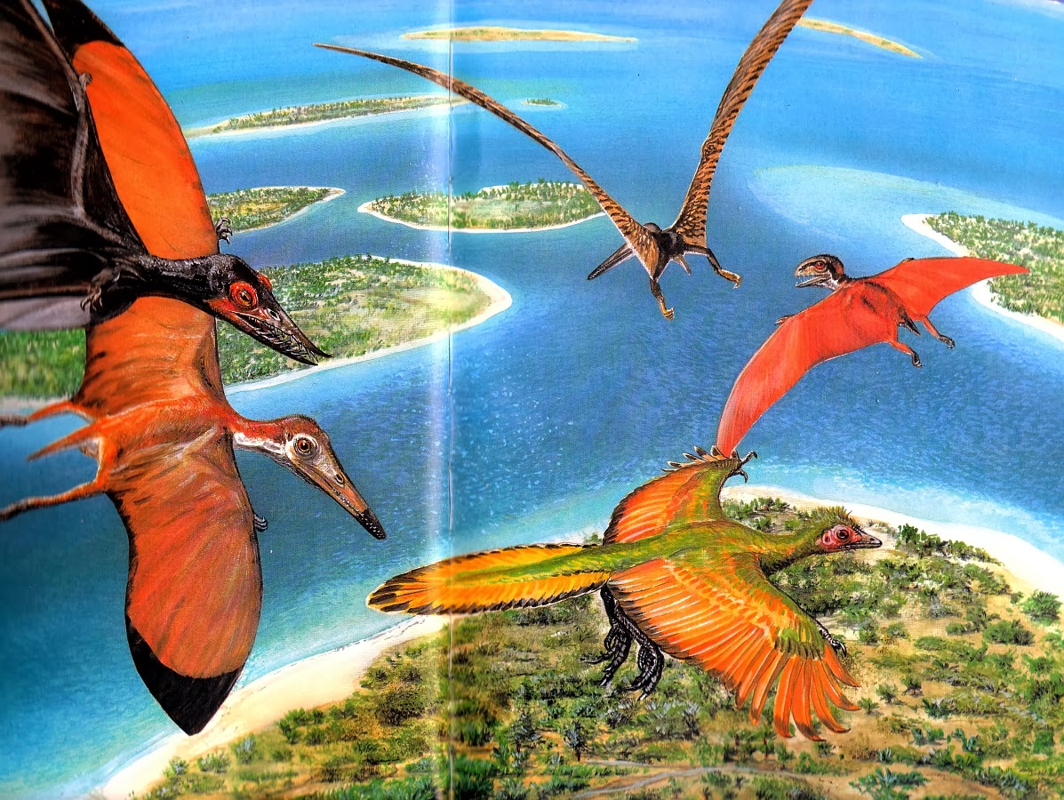 Love in the Time of Chasmosaurs: Vintageish Dinosaur Art: Dinosaur ...