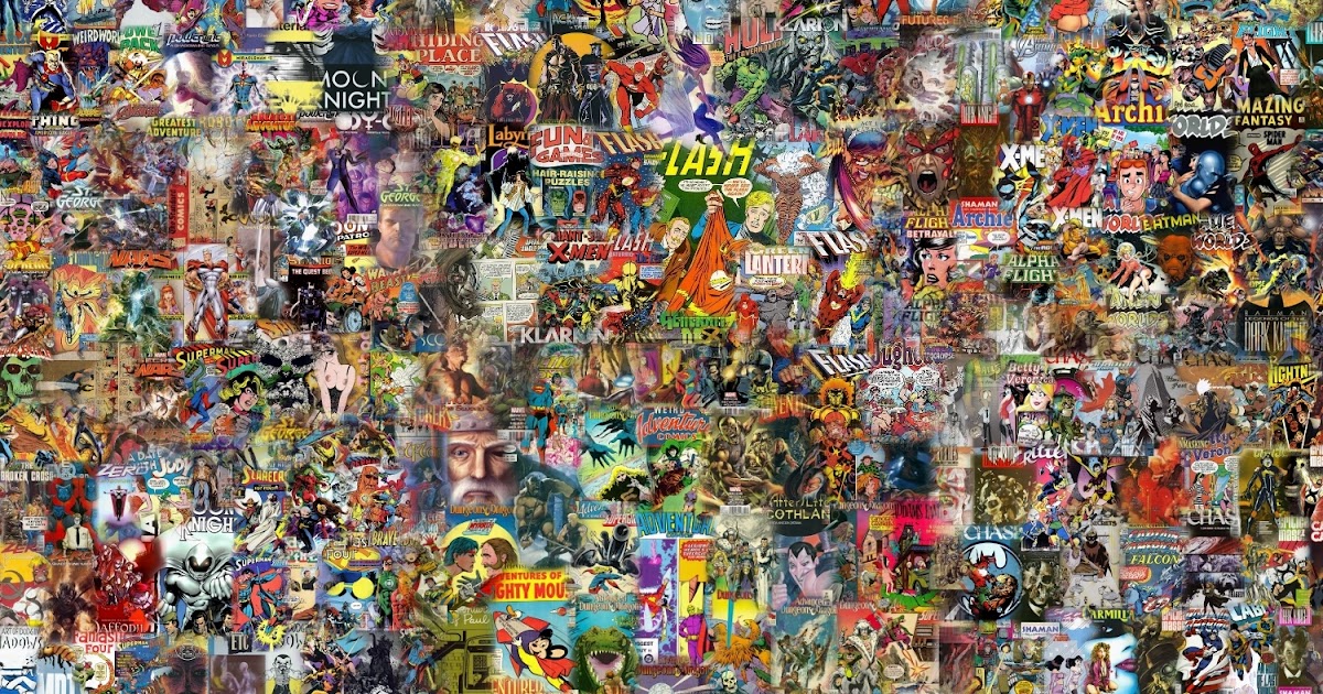 Giant Box of Comics: The 40 Years of Comics Project - Year 1 Collage