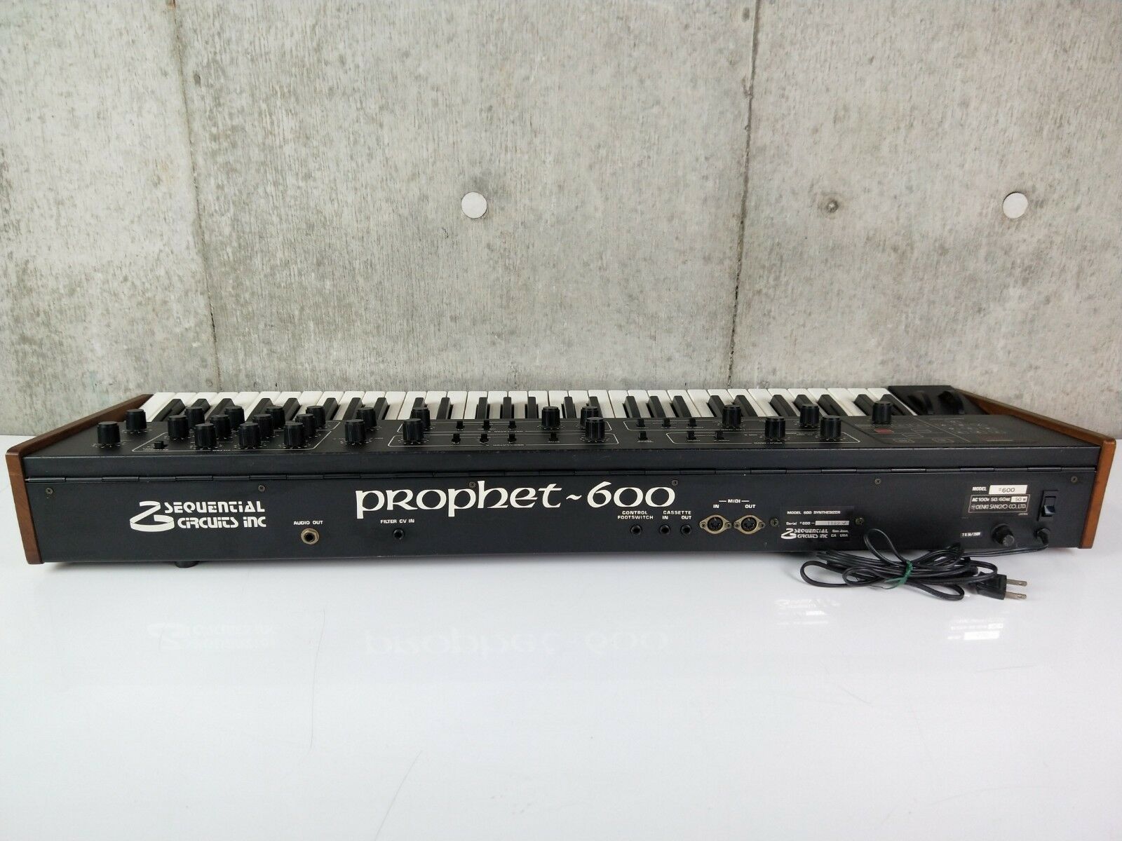 MATRIXSYNTH: Sequential Circuits Prophet 600 Synthesizer SN 1189