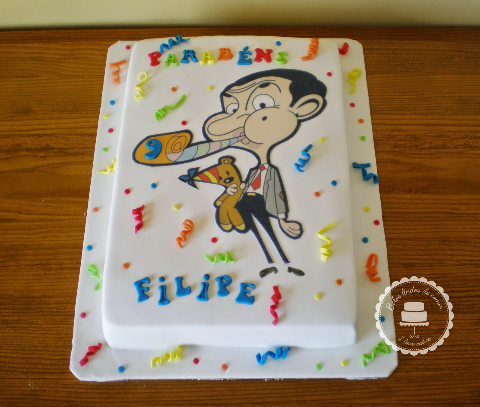 Bolos lindos de comer: Bolo Mr. Bean/ Mr. Bean cake