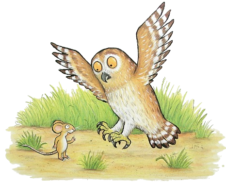 Fly me to the broom: The Gruffalo