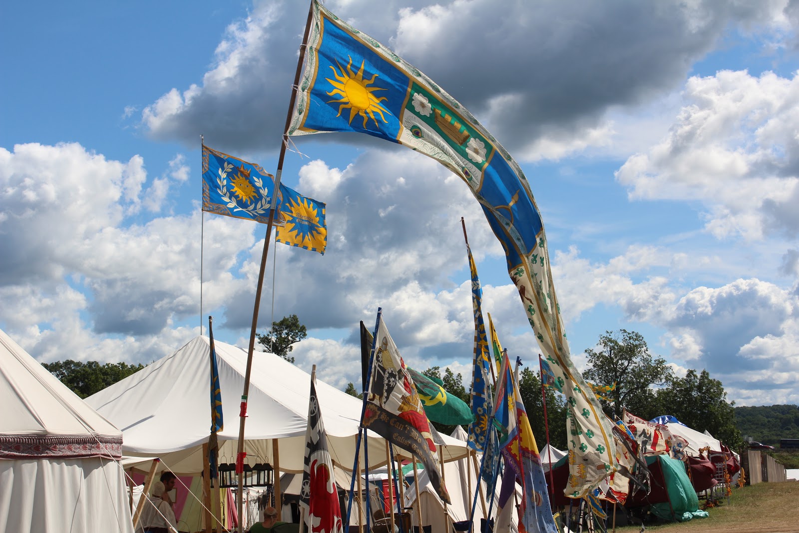 The Virtual Herald: An Atenveldter at Pennsic: Pennants in the Wind