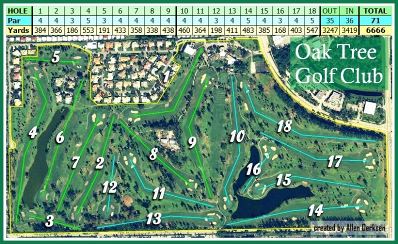 The Florida Golf Course Seeker: Oak Tree Country Club