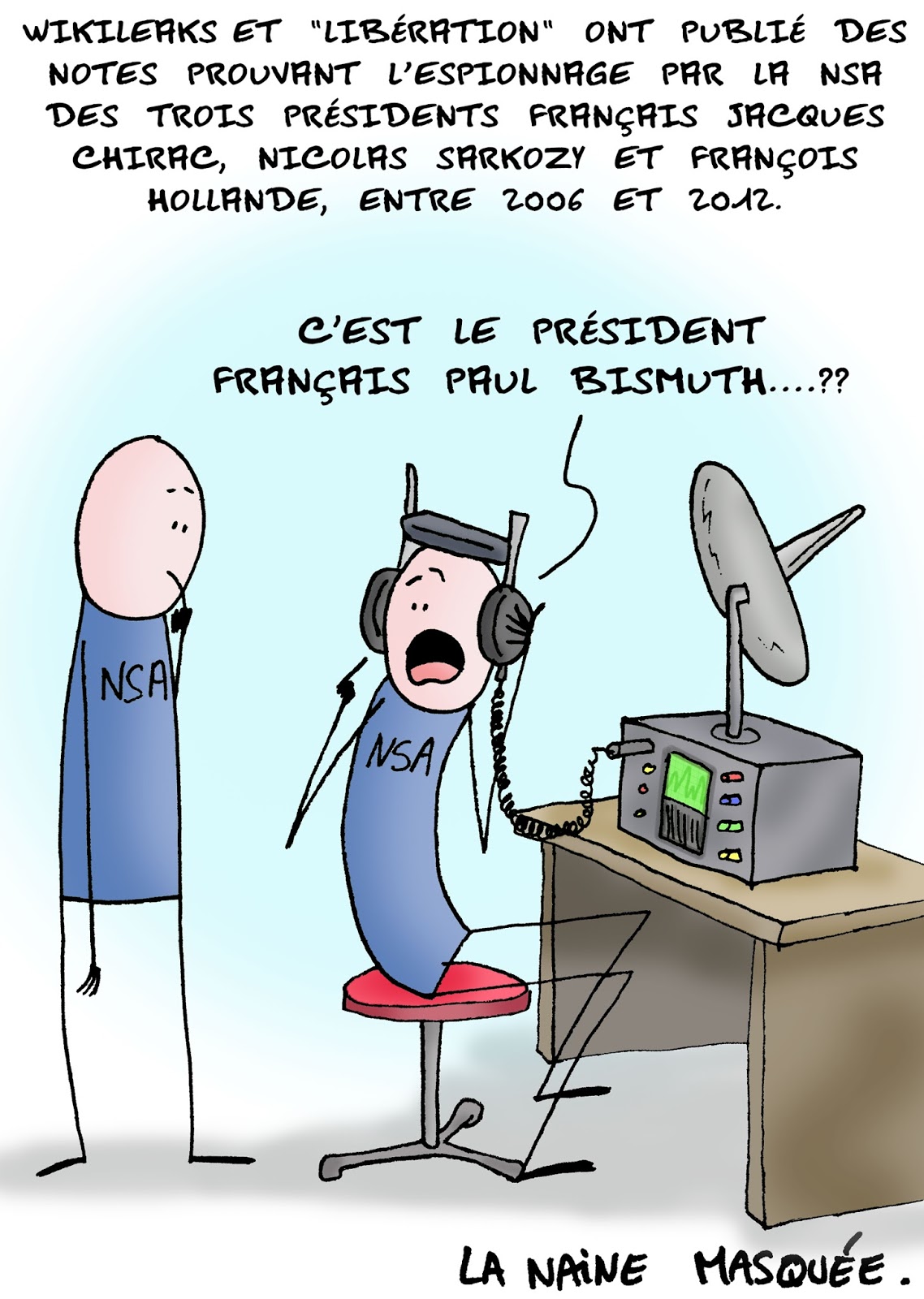 le petit dessin du jour: Allo, allo....