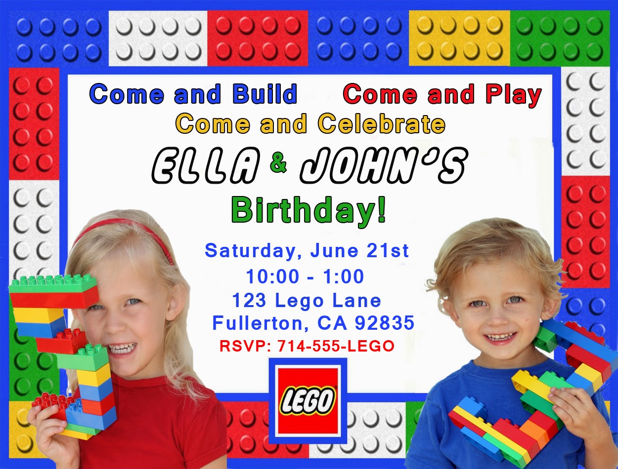 Invite And Delight Lego Birthday Party Invite And Delight Lego Birthday Party
