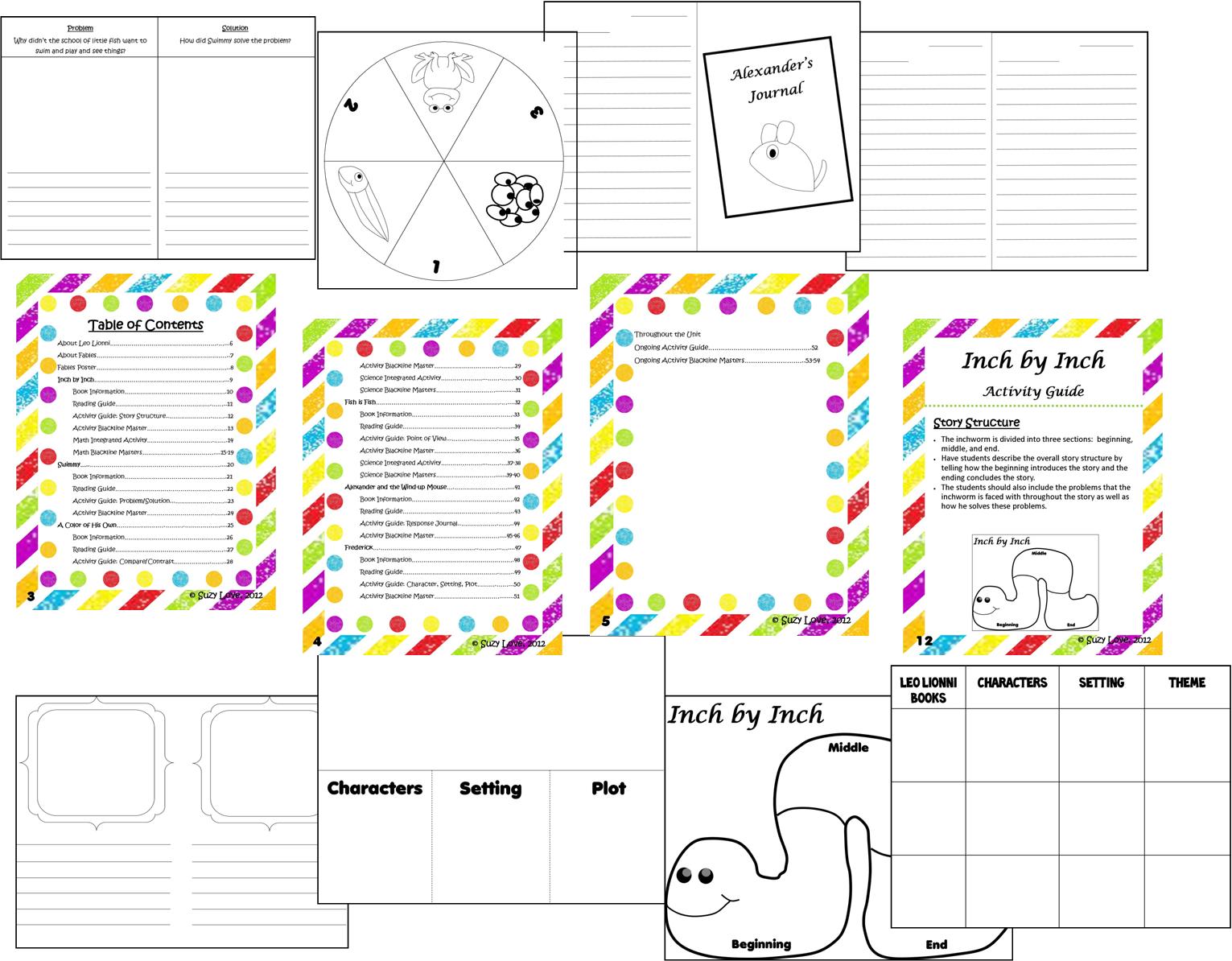 Love All Things Creative: Leo Lionni Author Study