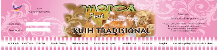 KAD KAHWIN MURAH: Sticker @ Label Kuih Raya