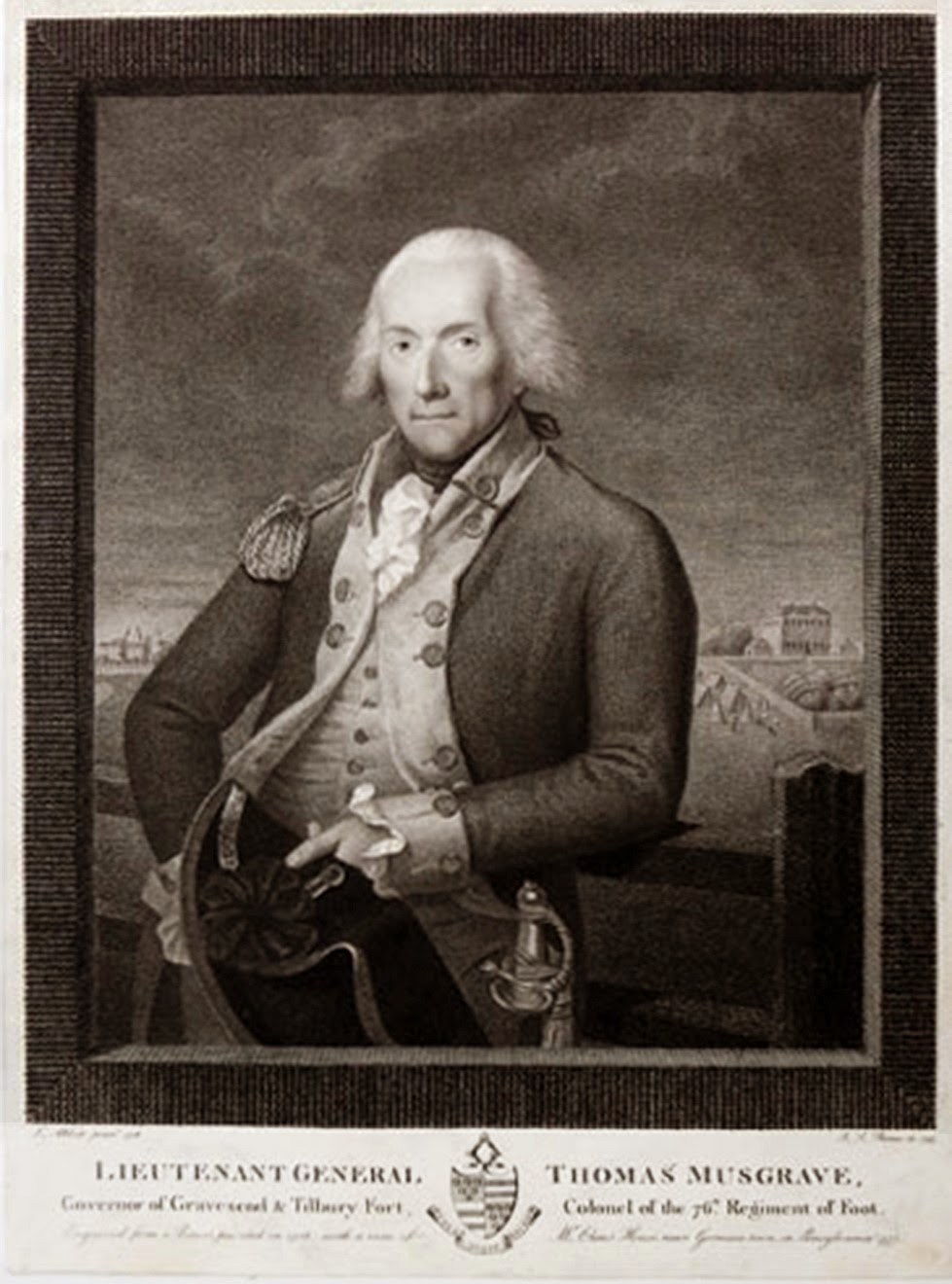 Historic Pelham: Image of Sir Thomas Musgrave, a British Officer ...