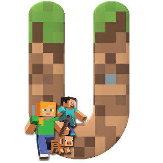 Abecedario con Personajes de Minecraft. Minecraft Characters Alphabet ...
