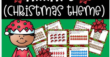 The Best of Teacher Entrepreneurs II: Multiplication Array Task Cards ...