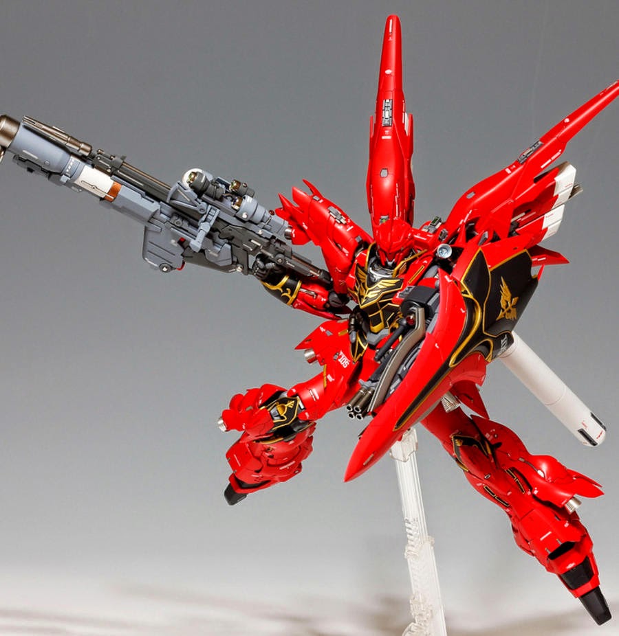 Custom Build: MG 1/100 MSN-06S Sinanju [OVA ver] "The Last Edition"
