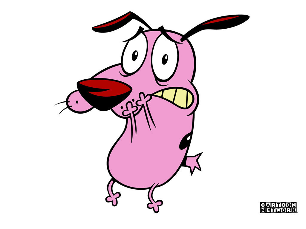 American top cartoons: Courage the cowardly dog