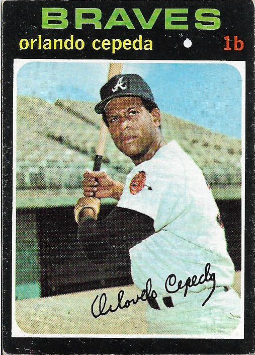 Topps 1971: no. 605 - orlando cepeda