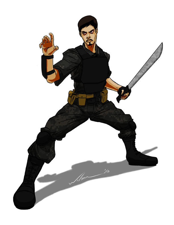 Christopher Wilson Developments: Daily Drawing 4 Redux (The Raid Process)